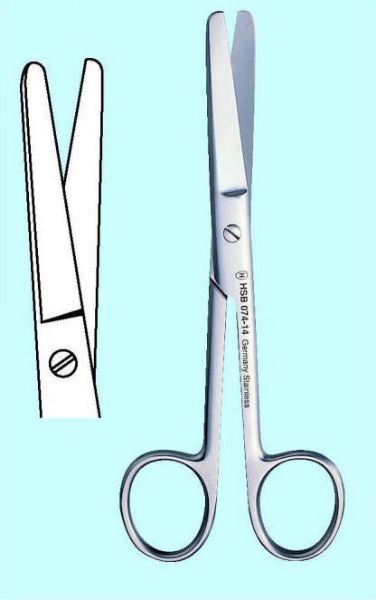 RSC - eStore. Laboratory Scissors Blunt - blunt, 145mm